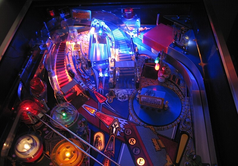 Twilight Zone Terminator 2 Addams Family Pinball Playfield Light Mod | eBay