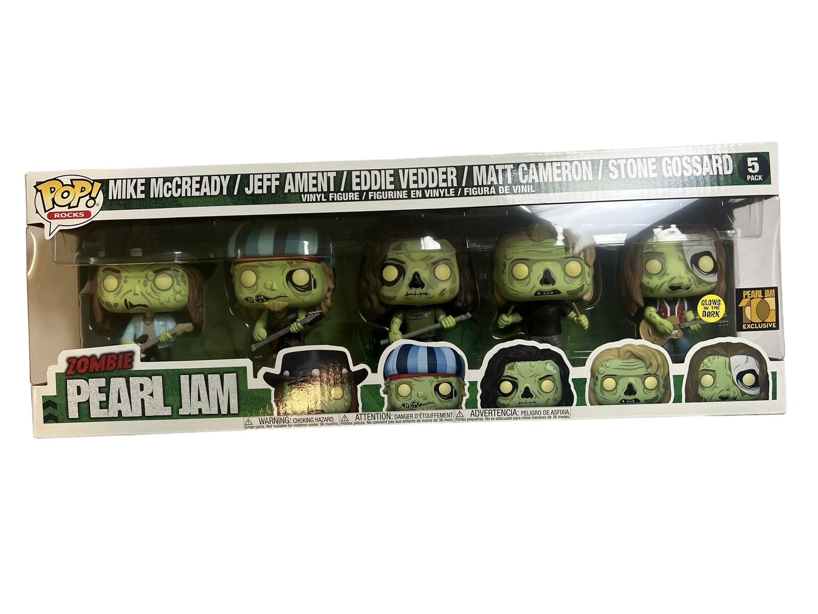 Funko Pop! Vinyl: Mike McCready / Jeff Ament / Eddie Vedder / Matt ...