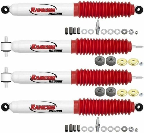 RANCHO RS5000 SHOCK SET FITS 2001 - 2011 Ford 2WD Ranger w/ Torsion Bar ...