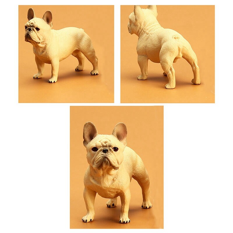 Pug Dog French Bulldog Models Standing Position Action Figure Kids1115 ...