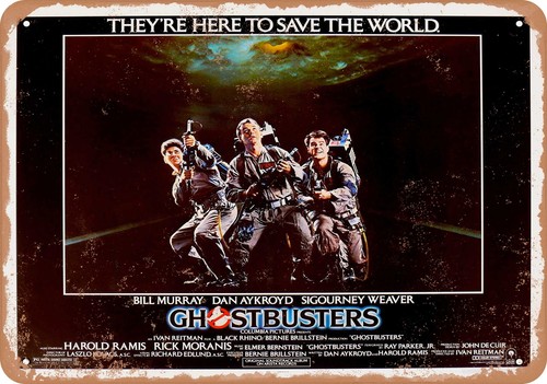 METAL SIGN - Ghostbusters (1984) - Vintage Look | eBay