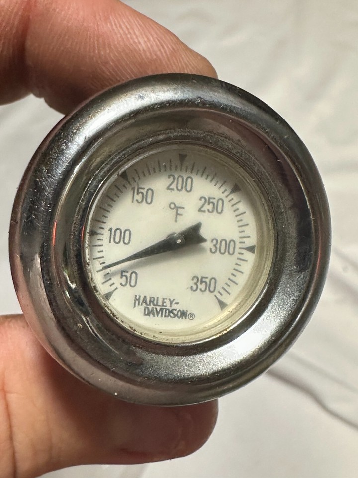 Harley Davidson Softail 62896-00 Oil Dipstick Temperature Gauge 50-350 ...