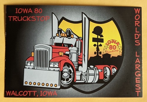Postcard IA: Iowa - 80 Truckstop. Walcott. Iowa | eBay