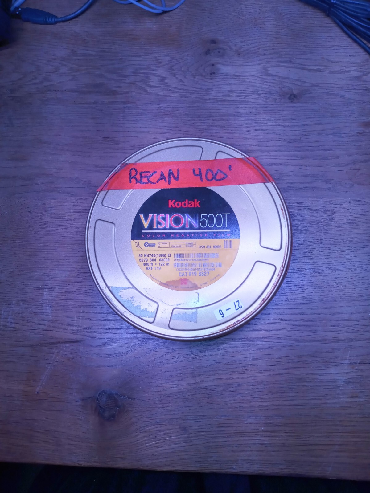 35mm Movie KODAK VISION 500T 5279 400' 35MM RECAN | eBay