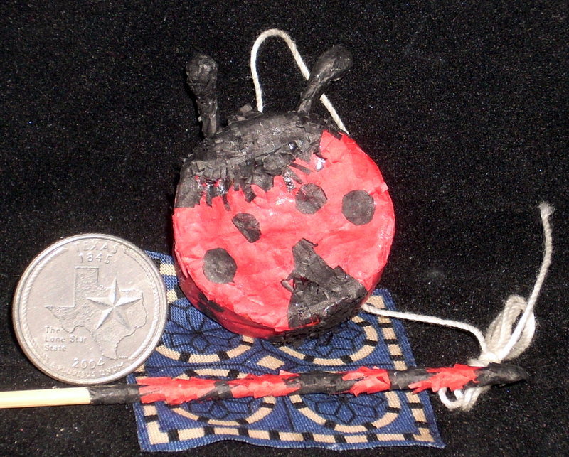 Pinata Ladybug Lady Bug Bandana Polo Children Birthday Party 1:12 Mini ...