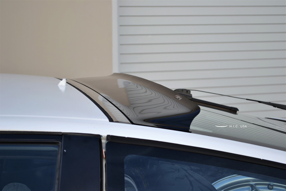 HIC USA 1988-1991 Honda CRX Rear Roof Window Visor Spoiler | H99884 | Black