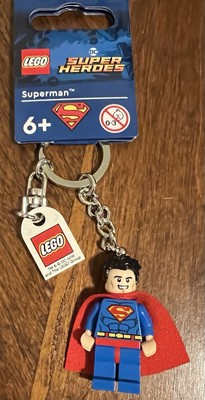 LEGO 853952 Superman Super Heroes Key Chain Minifigure Key Ring NEW | eBay