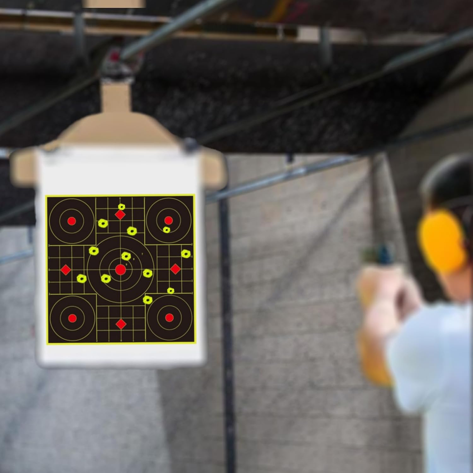 12X12” Splatter Targets for Shooting – Reactive Fluorescent Feedback ...