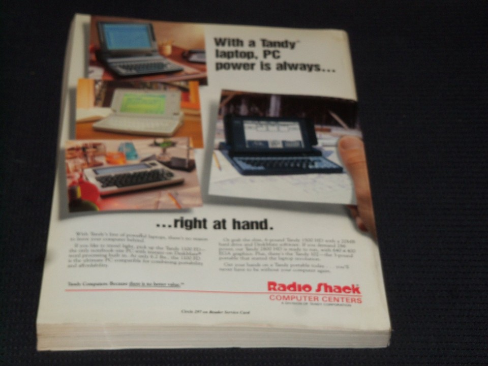 1990 NOVEMBER BYTE MAGAZINE - COMPAQ'S NEW LAPTOP COMPUTERS TECH - L ...