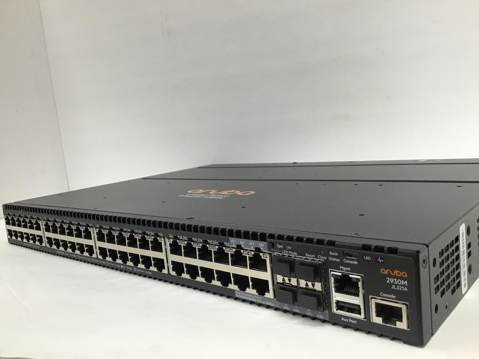 HPE Aruba 2930M 1-Slot Switch 48 Ports Managed Rack Mount JL321A | eBay