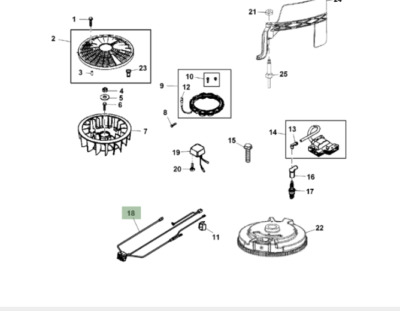 Genuine John Deere X166 Ride On Mower Ignition Wiring Harness MIU13980 ...