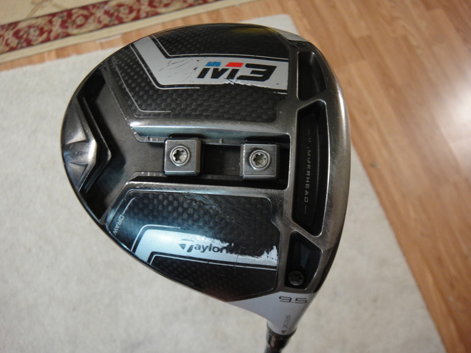 TaylorMade M3 Driver 9.5* Aldila Rogue 8-5-9 Graphite STIFF 45.5" with ...