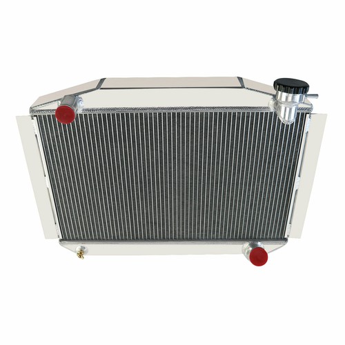4ROW ALUMINUM RADIATOR For 1955-1960,1956 CHEVROLET CHEVY CORVETTE C1 ...