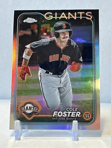 2024 TOPPS PRO DEBUT CHROME BASEBALL CARD COLE FOSTER | eBay