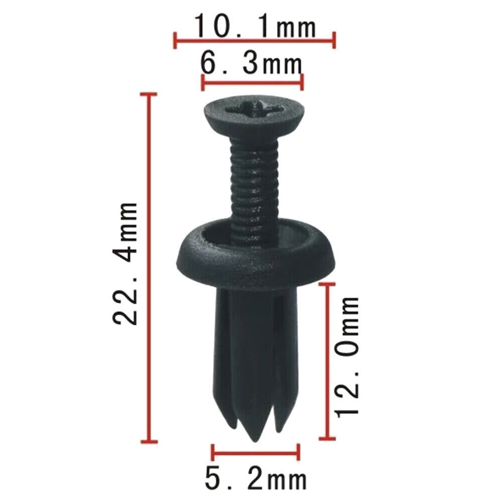 100Pcs Front Bumper Cover Clip Push Retainer For Toyota Corolla Avalon ...