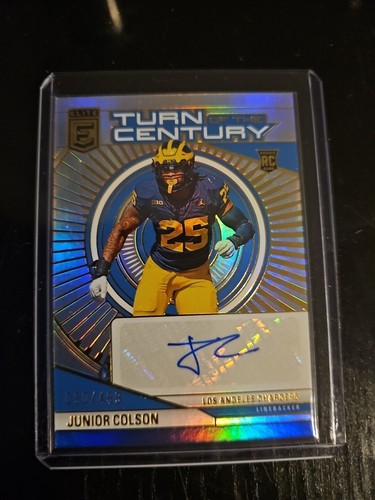 Junior Colson 2024 Donruss Elite Football TOTC Rookie Auto/499 Chargers ...
