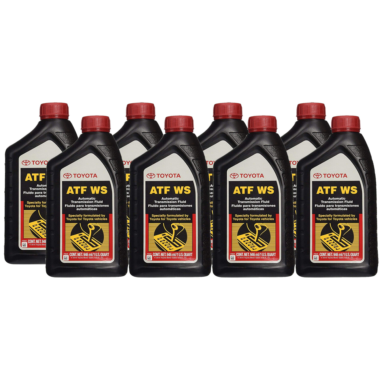 8 Quart GENUINE TOYOTA ATF WS Automatic Transm oil Fluid ATFWS For ...