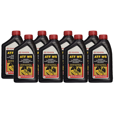 8 Quart GENUINE TOYOTA ATF WS Automatic Transm oil Fluid ATFWS For ...
