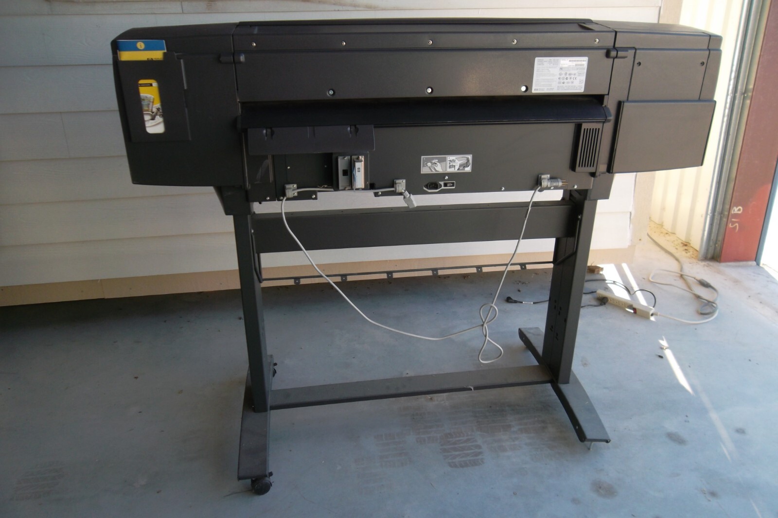 HP DesignJet 1055CM Plotter 36" Wide Color Inkjet USB Network JetDirect ...