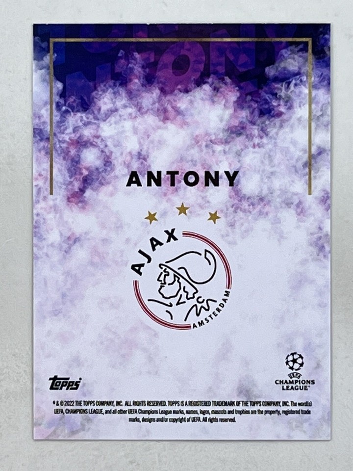 Antony 2022 Topps Jose Mourinho Platinum Curated UEFA #ANTO Sports AFC ...