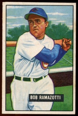1951 Bowman #247 Bob Ramazzotti EX-MT RC Rookie Cubs 72992 | eBay