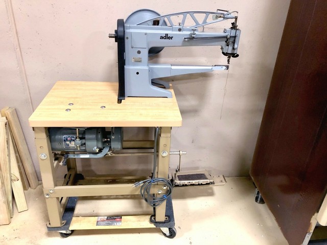Adler Sewing Machine 30-10 Leather Shoe Repair Long Arm Industrial ...