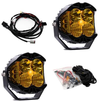 Baja Designs 297813 LP4 Pro Round Driving/Combo Beam Amber LED Lights ...