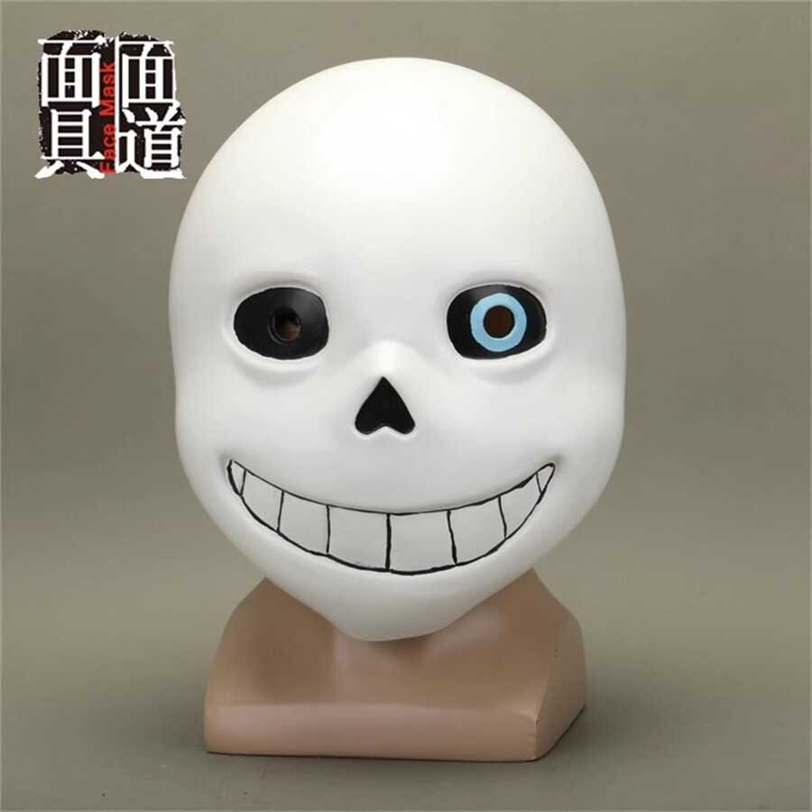 UNDERTALE Sans PVC Glowing Headwear Mask Papyrus Latex Mask Halloween ...