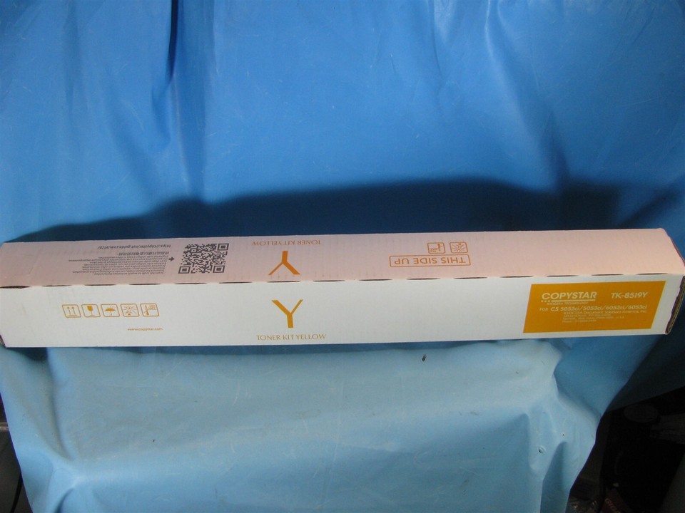 GENUINE KYOCERA COPYSTAR YELLOW TONER KIT - TK-8519Y - FREE SHIPPING ...