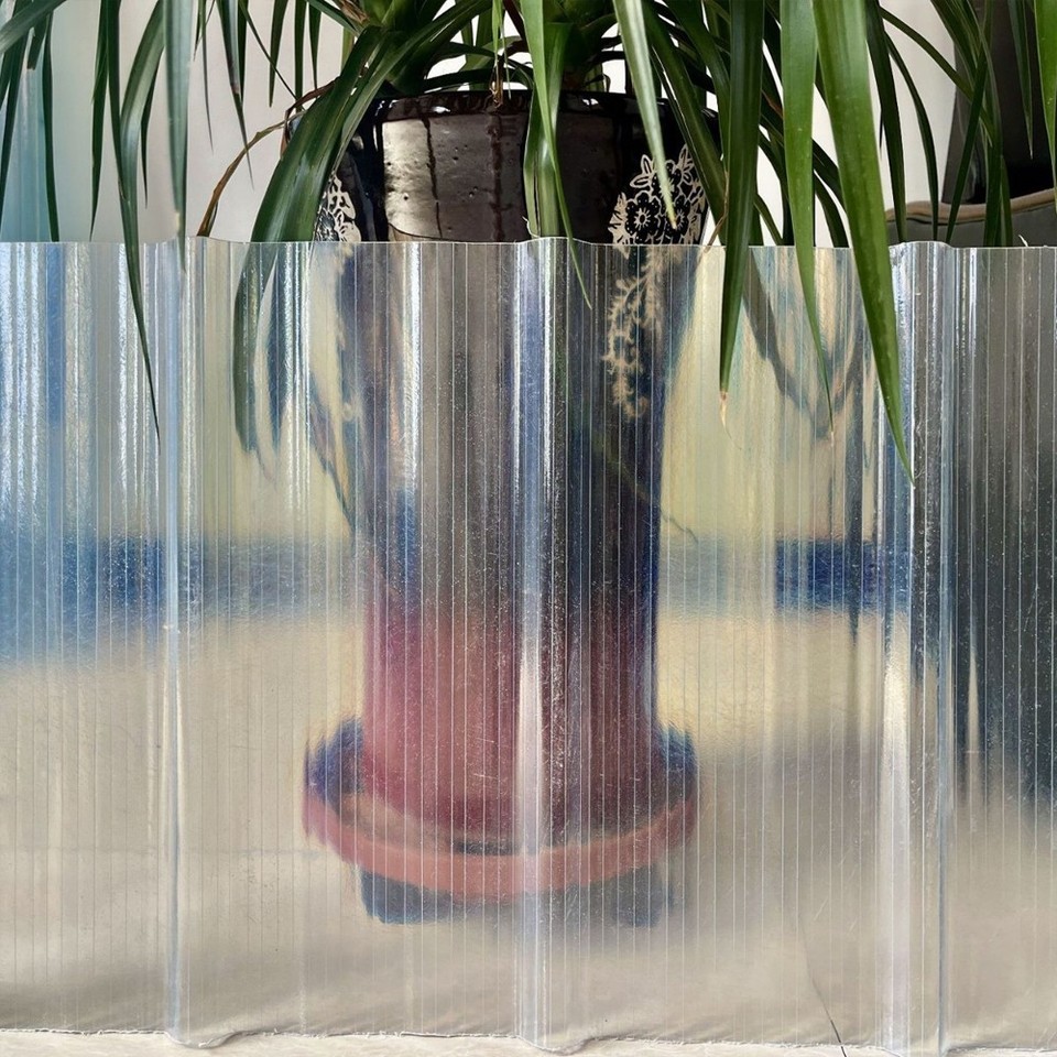 5Pcs High Impact Clear Corrugated PVC Roofing Sheets Plastic Sheet UV ...