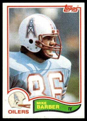 1982 TOPPS MIKE BARBER C HOUSTON OILERS #93 | eBay