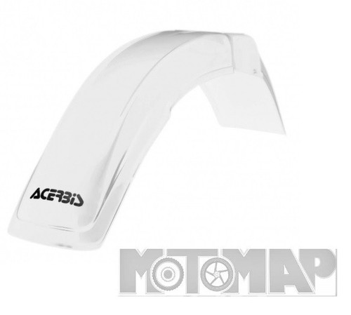 Parafango Anteriore Acerbis Nost Bianco Universale Epoca Enduro | eBay
