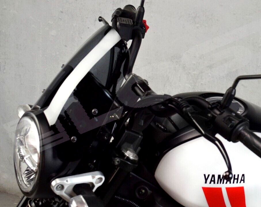 SHORT SPORT SCREEN YAMAHA XSR 125 (21-24) NAKED TOURER WINDSCREEN ...