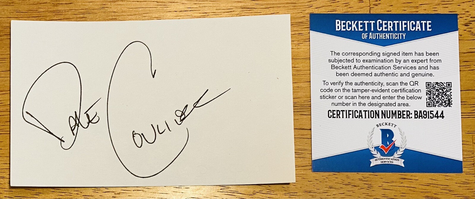 Dave Coulier Signed Autographed 3x5 Card BAS Beckett Cert Full House | eBay