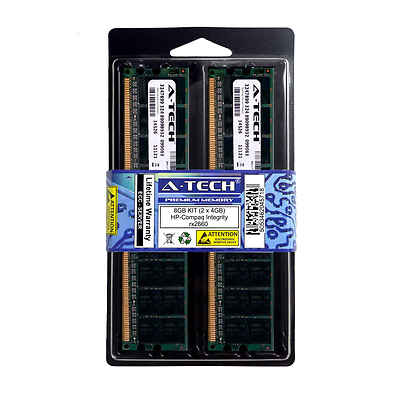 8GB KIT 2 x 4GB for HP Compaq Integrity rx2660 rx7640 rx8640 PC2-3200 ...