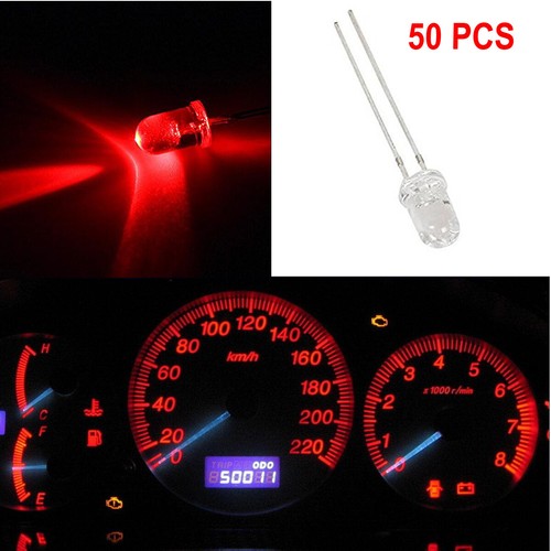 60x Red Mini diodes LED Bulbs Instrument Cluster Gauge Panel Dash LED ...