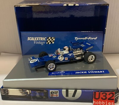 Slot Car SCX Scalextric 6178 Tyrrell Ford 001 #17 F1 1971 J.Stewart ...