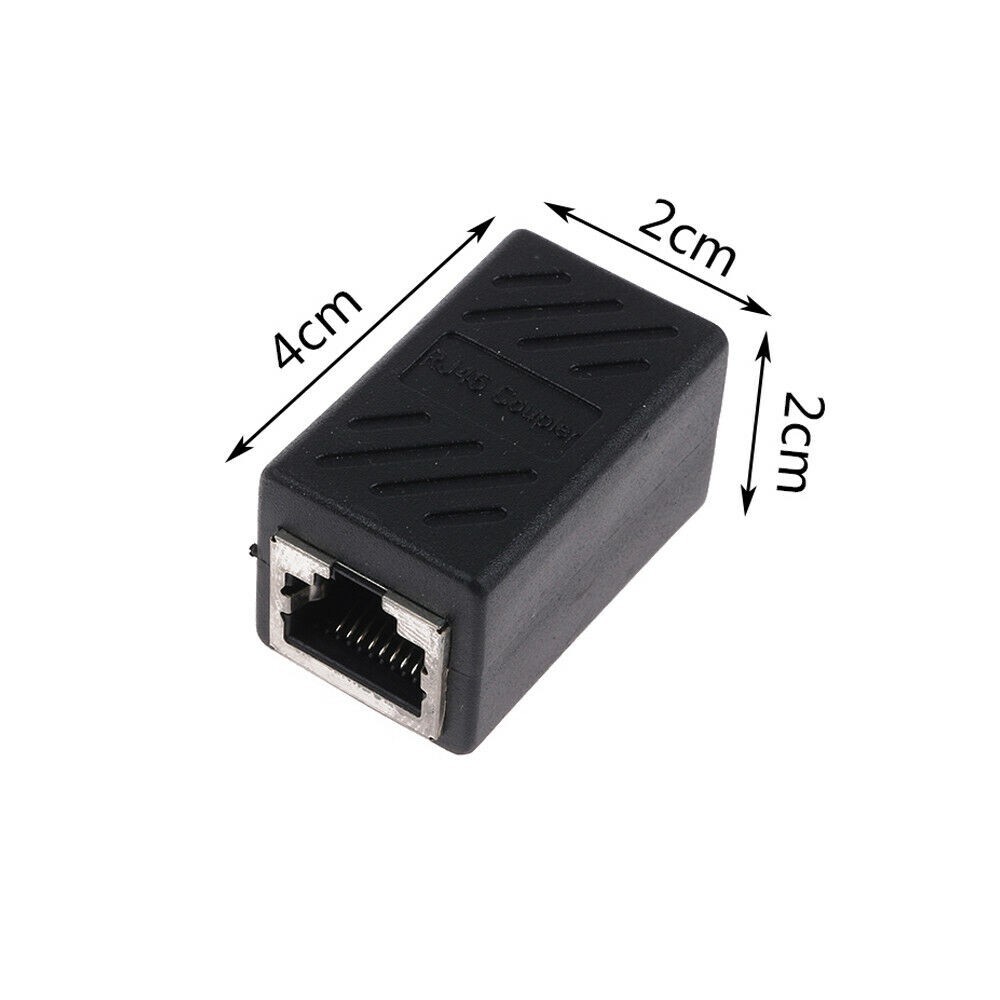 5Pcs Ethernet Cat5e RJ-45 Female Network LAN Coupler Extender Connector ...