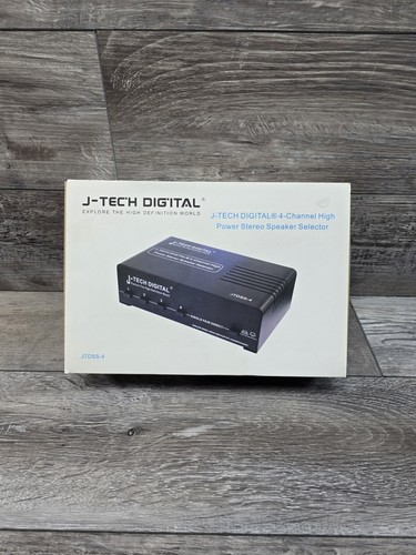 J-Tech Digital 4 Channel Stereo Speaker Selector Speaker Home Theater ...