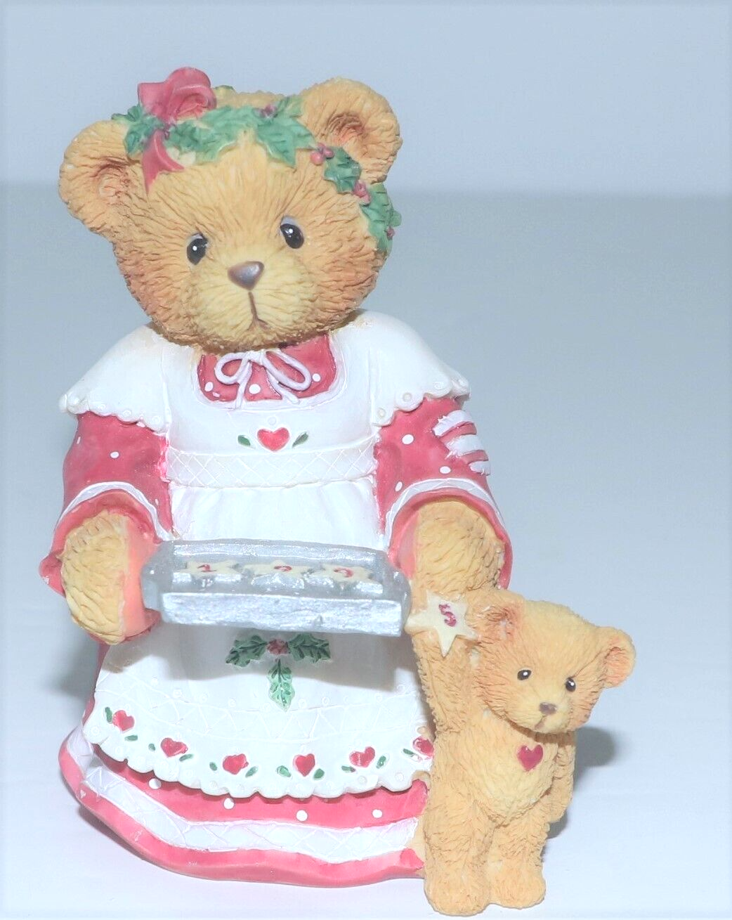 Vtg Enesco Cherished Teddies Figurine Amanda Cookies 141186 Christmas ...