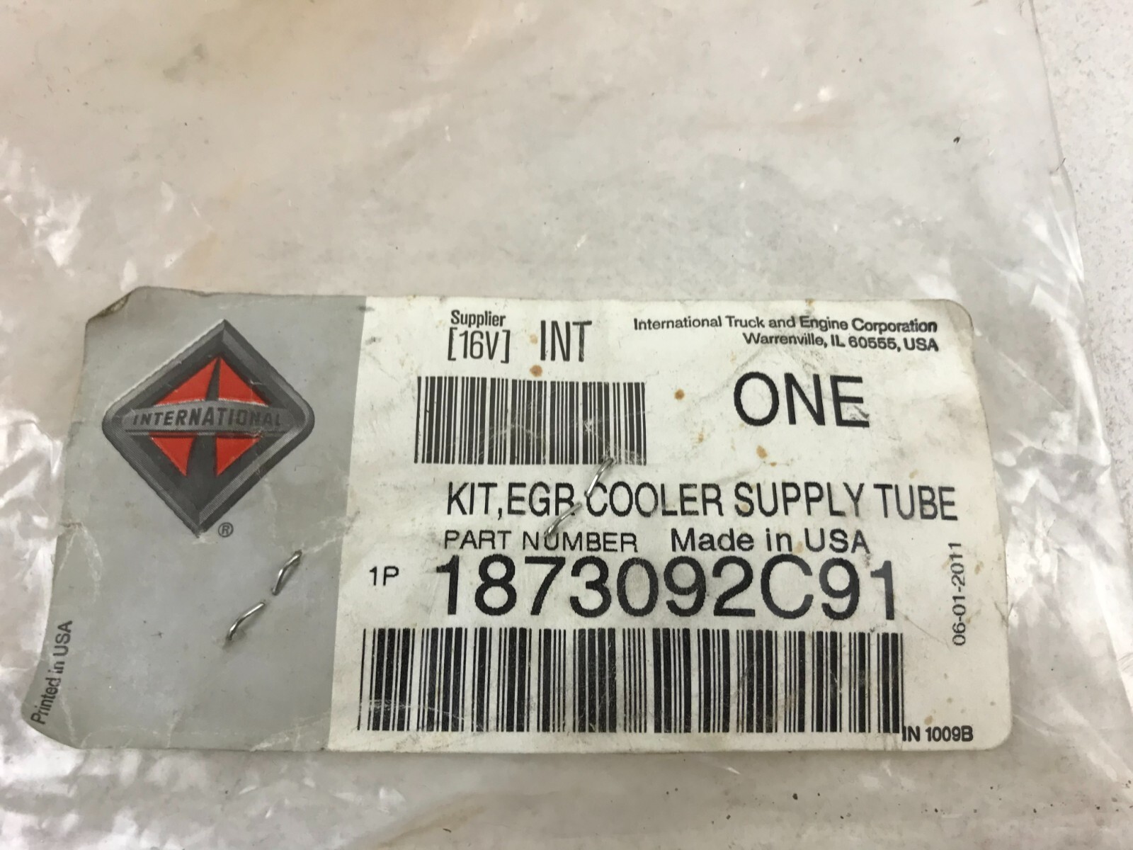 GENUINE OEM INTERNATIONAL EGR Coolant Tube 1873092C91 FAST SHIPPING | eBay