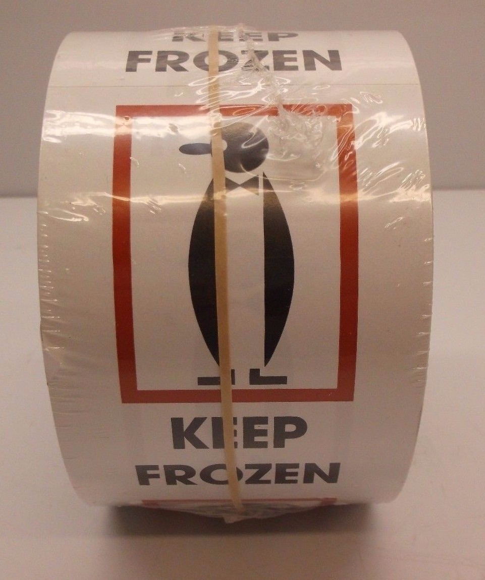 KEEP FROZEN Shipping Labels Paper 4 In. H PK500 (E17S) | eBay