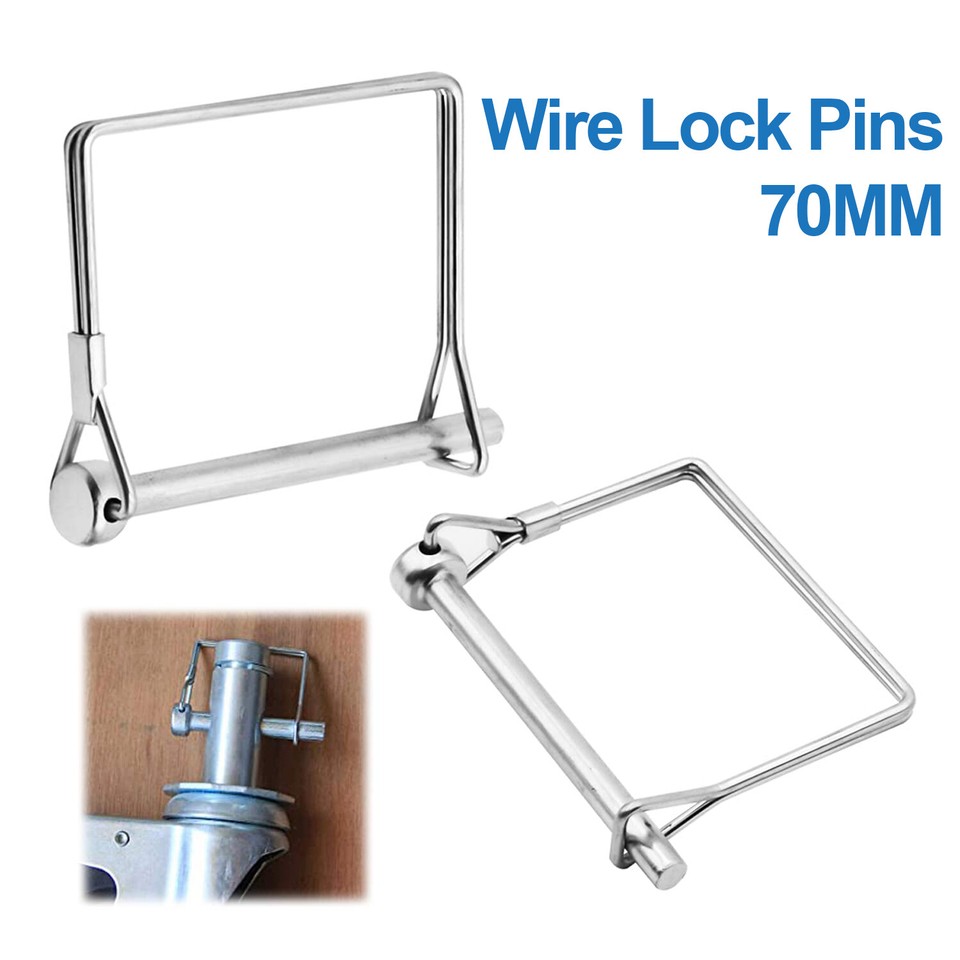 2-20pcs Square Shaft Locking Retaining Pins Lynch Pin Linchpin Clips ...