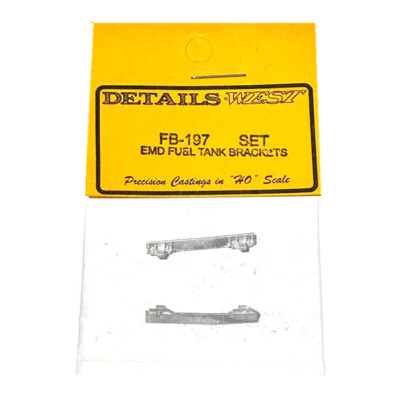 Details West FB-197 Fuel Tank Brackets - EMD End-Type (2) HO Scale | eBay