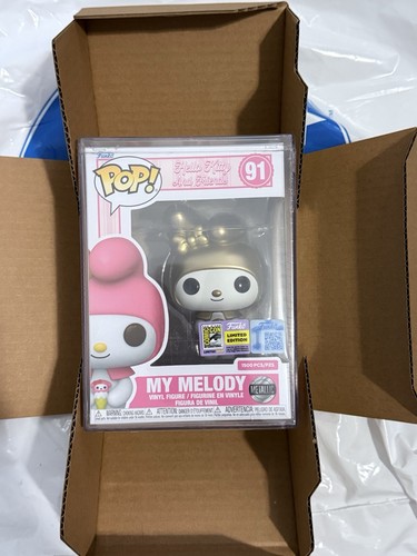 2025 SDCC Funko Pop Sanrio My Melody Metallic Official Con Sticker IN ...