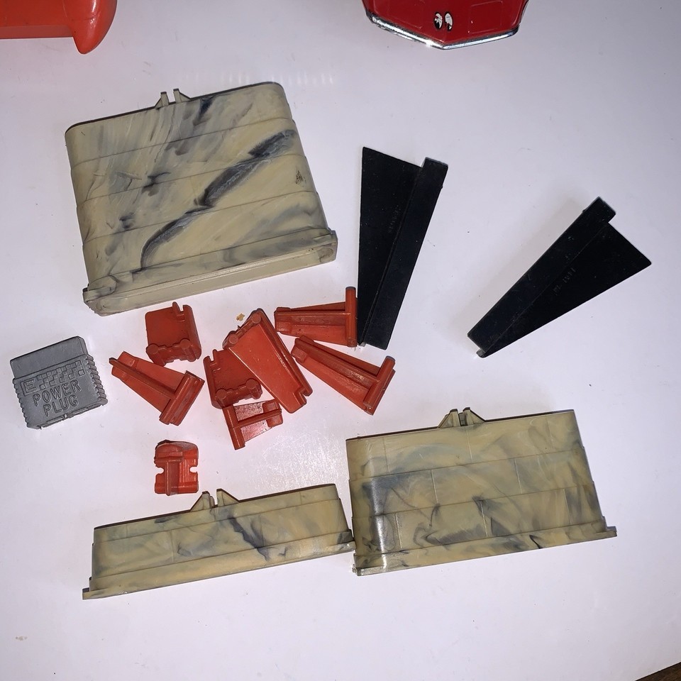 1960’s Eldon Slot Car FORD J,GT,Chevy Camaro,Corvette+102pcs Track+2 Power Packs | eBay