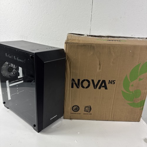 Gamemax Nova N5 Black USB3.0 Tempered Glass ATX Mid Tower Gaming Computer Case w | eBay