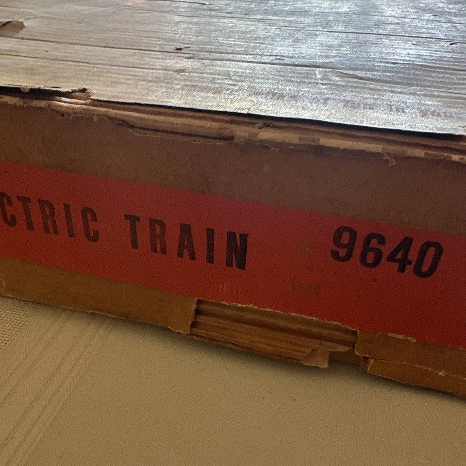 1950’s Marx Sears Allstate No. 9640 Steam Locomotive Freight Car Set w ...