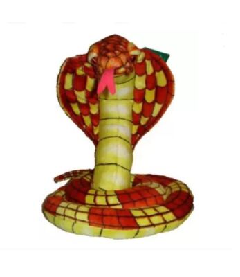 49 Inch Cobra Snake Plush Stuffed Animal by Fiesta | eBay