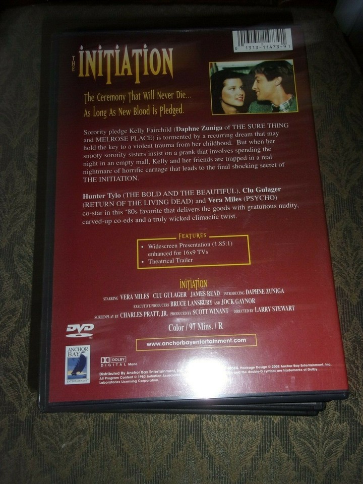 THE INITIATION- DVD- WATCHED ONCE!! | eBay